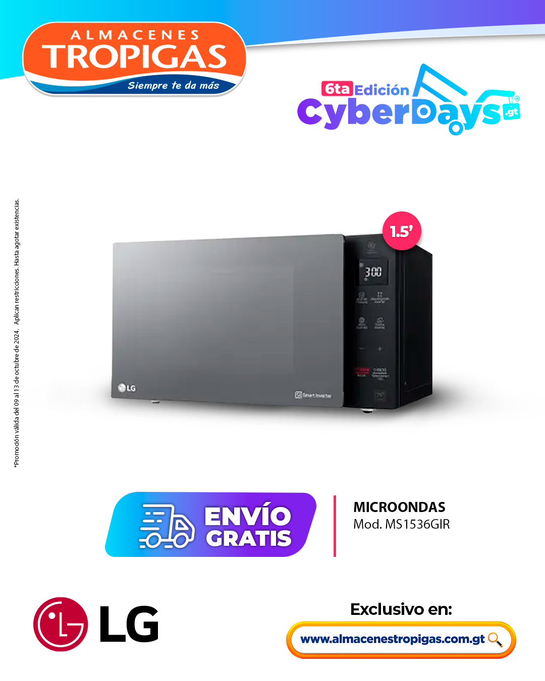 CyberDays 2024 | Ofertas de Almacenes Tropigas